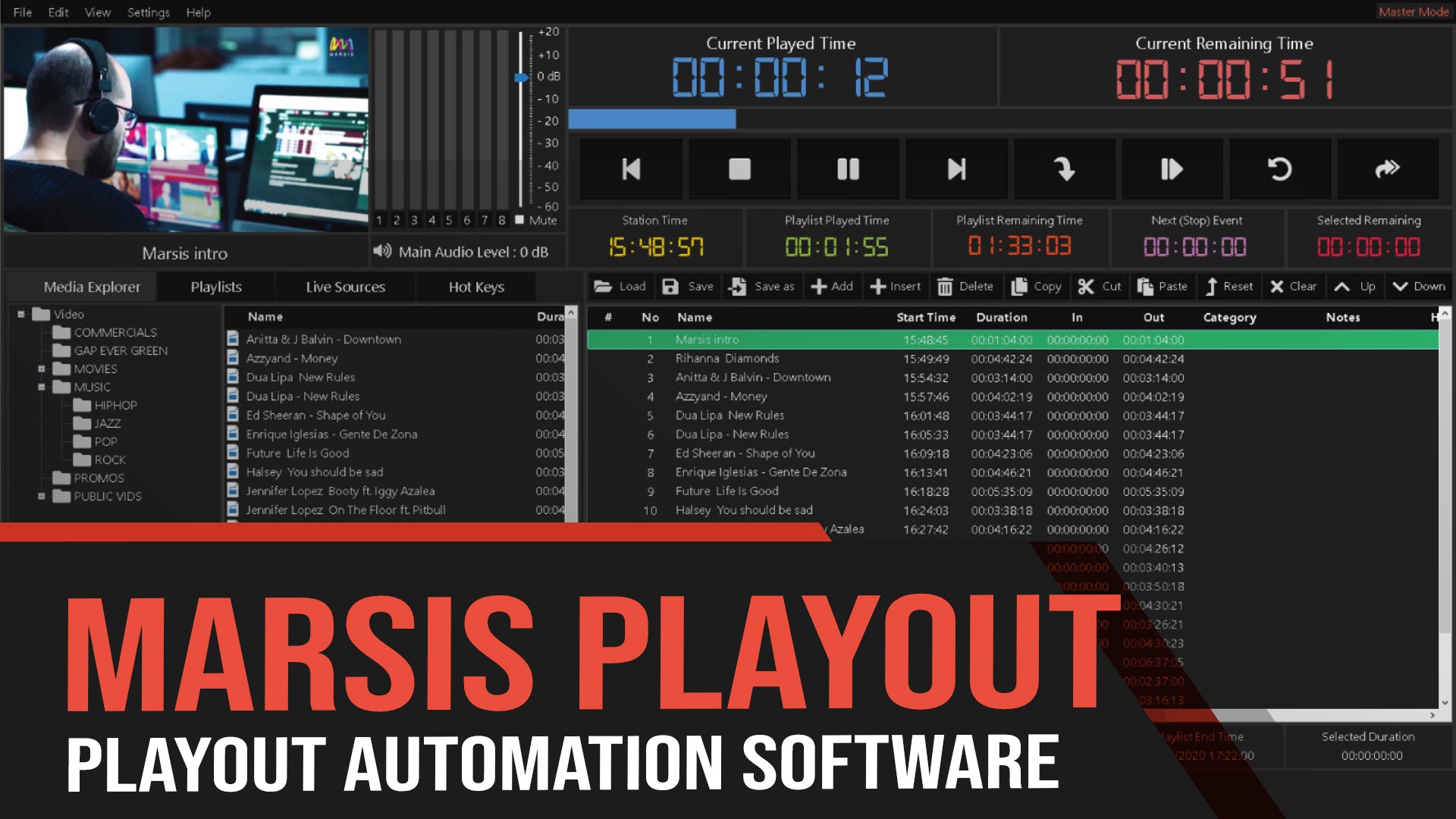Marsis Playout Automation Software, SD, HD, 4K, 8K – Marsis Broadcast Technologies